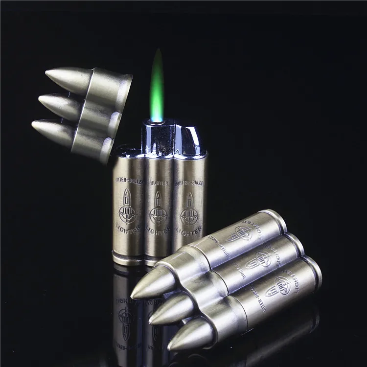 Metal Bullet Shape Lighter - Waterproof Kerosene Lighters