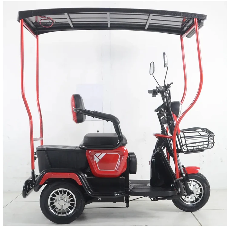 Factory Big Solar powered Electric Tricycle 3 Wheels with solar panel ...