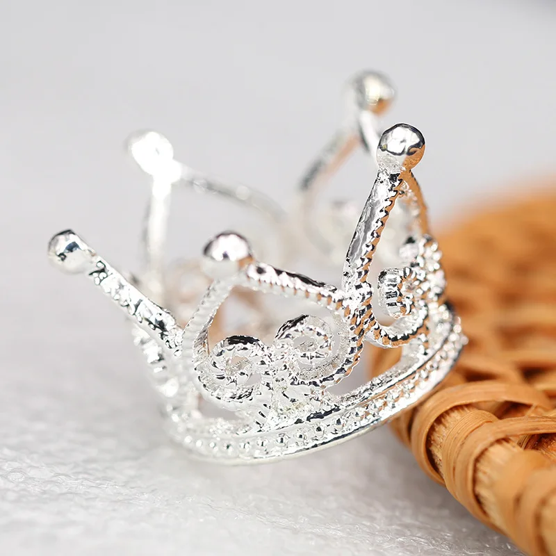 Cheapest Crystal Rhinestone Gold Metal Cake Small Crown Decorating ...