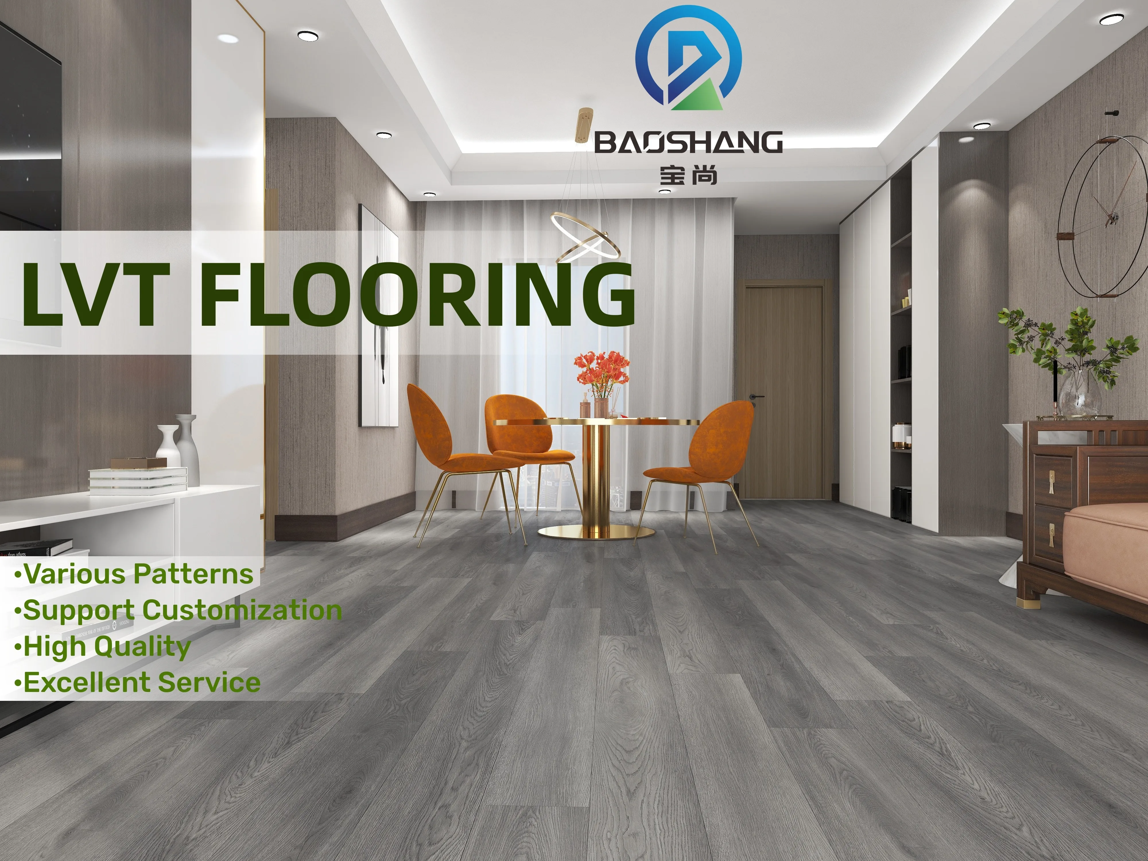 Luxury Plastic Tiles Pvc Spc Lvt Lvp Vinyl Plank Flooring For Home ...
