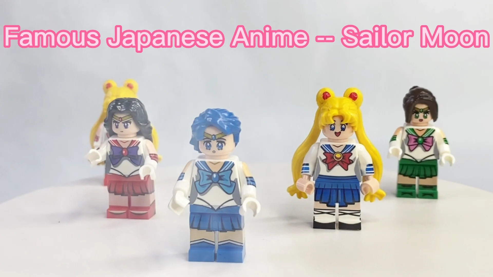 Abs Plastic Bricks Sailor Moon Sailor Mars Mercury Jupiter Chiba ...