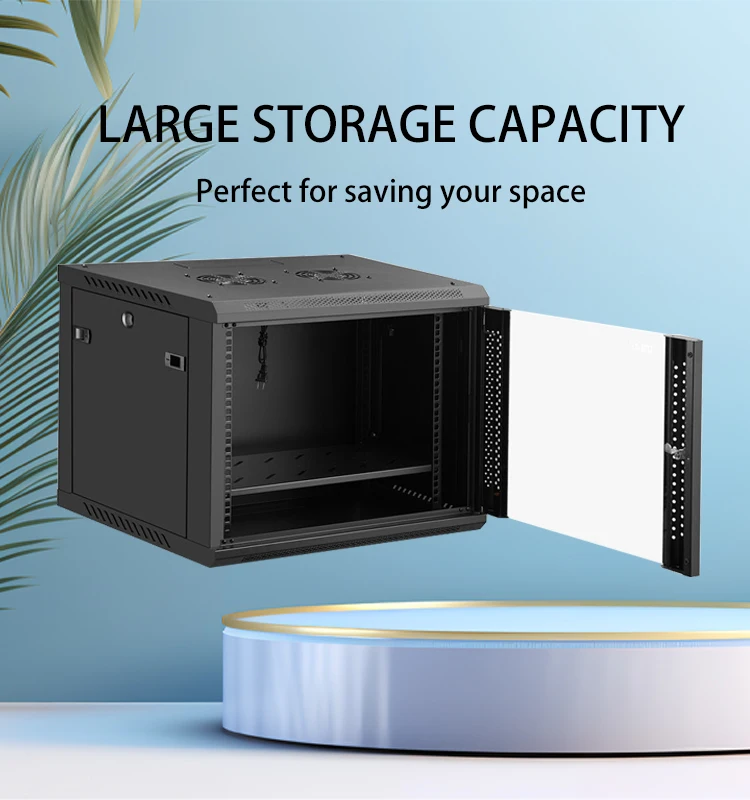 Network Enclosure Network Cctv Server Rack Cabinet 19 Wall Mounted 9u ...