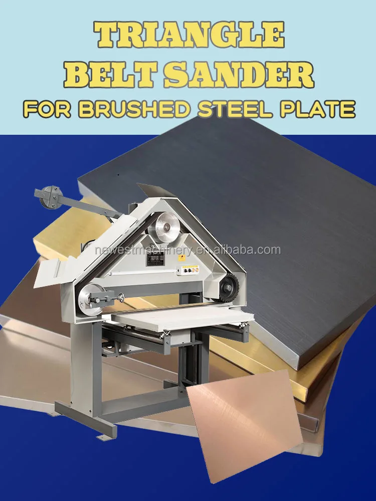 Multiple Models Steel Plate Belt Polisher Deburrer Flat Sanding Machine ...