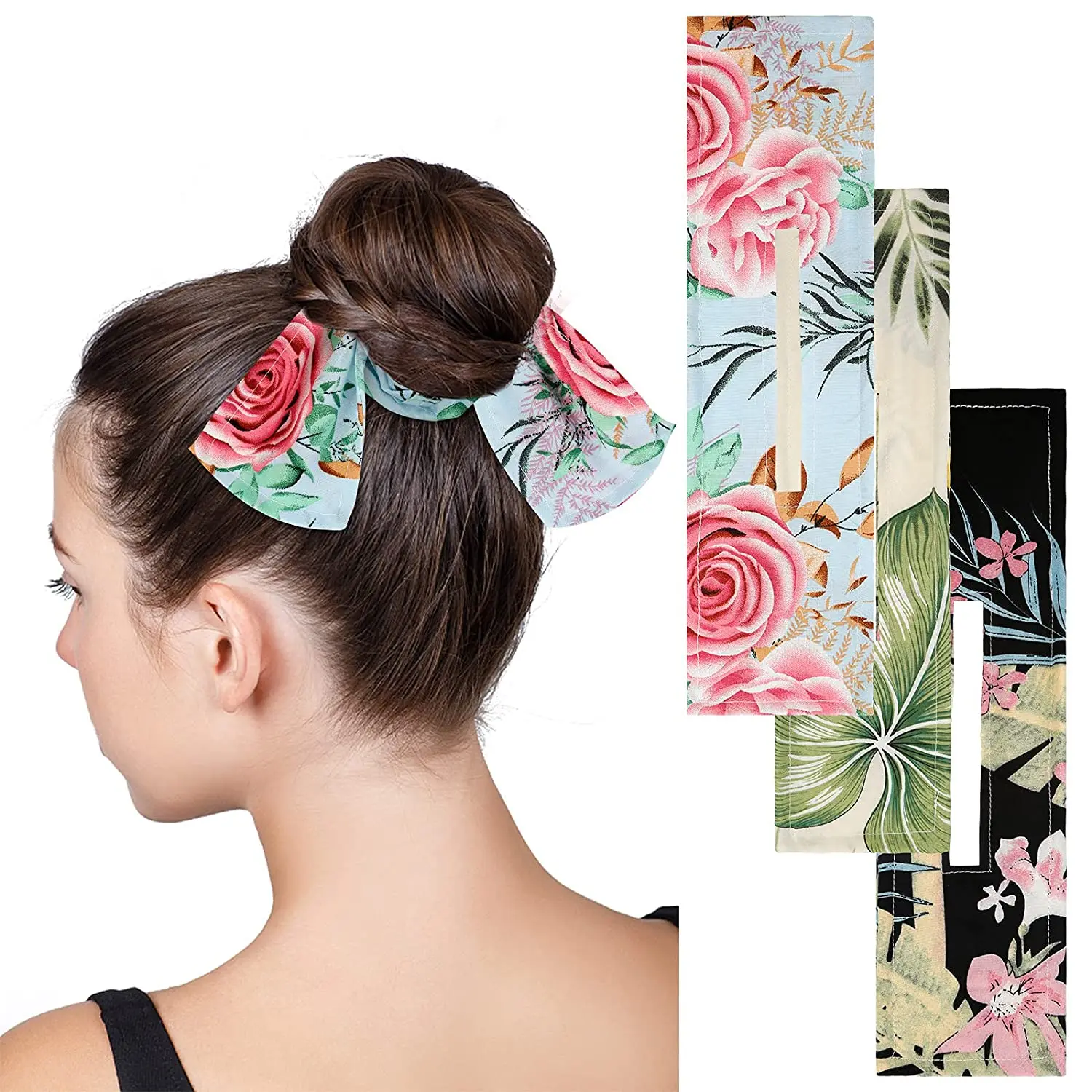 Hair Crown Shapers Magic Clip Donut Bun Former Maker French Twist Hair ...