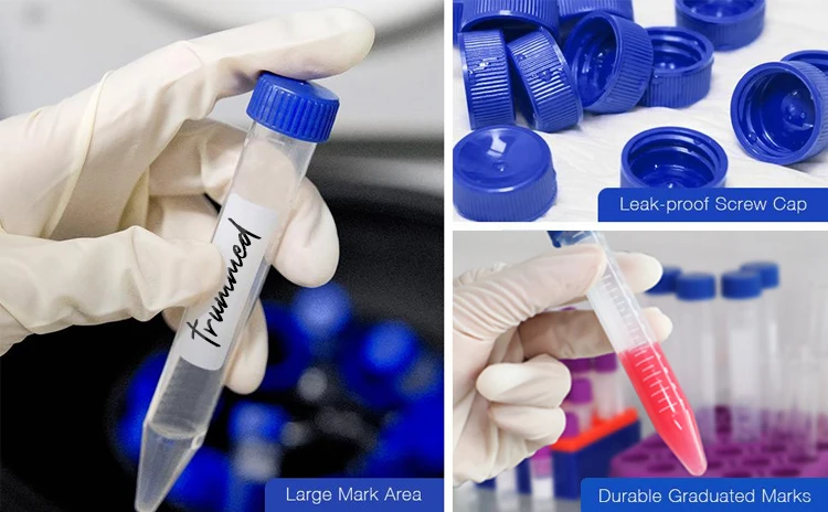 Hot Sale Polypropylene Conical Falcon Centrifuge Tubes 50ml Plastic Jet ...