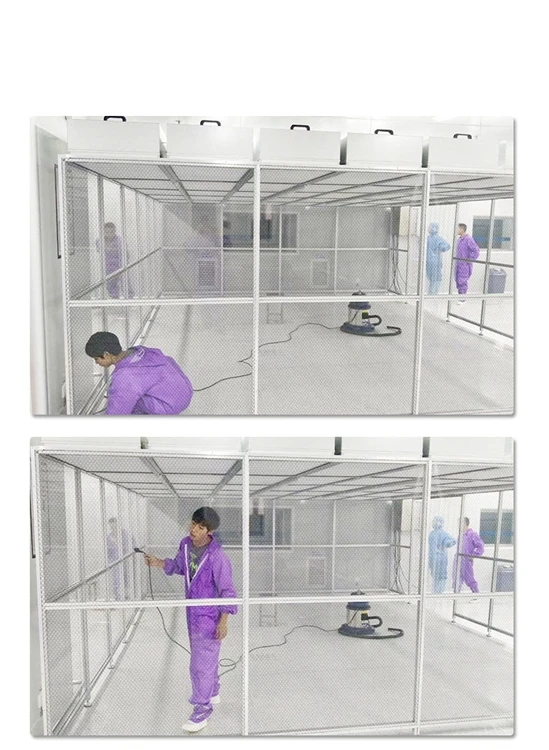 Class 100-10000 GMP Modular Dust Free Portable Industrial Clean Room