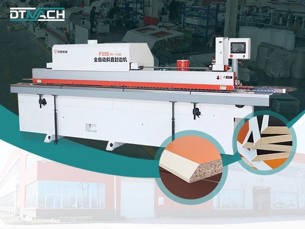 Bevel 45 Degree Edgebander Fully Automatic Edge Banding Machine Pre ...