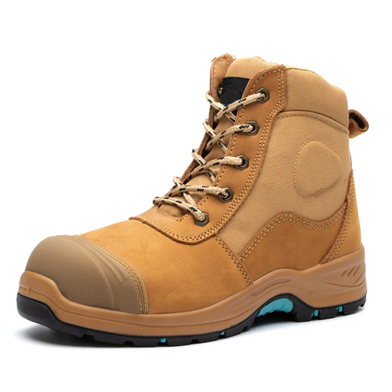 Nubuck Leather Heavy Duty Work Security Boots Industrial Construction ...