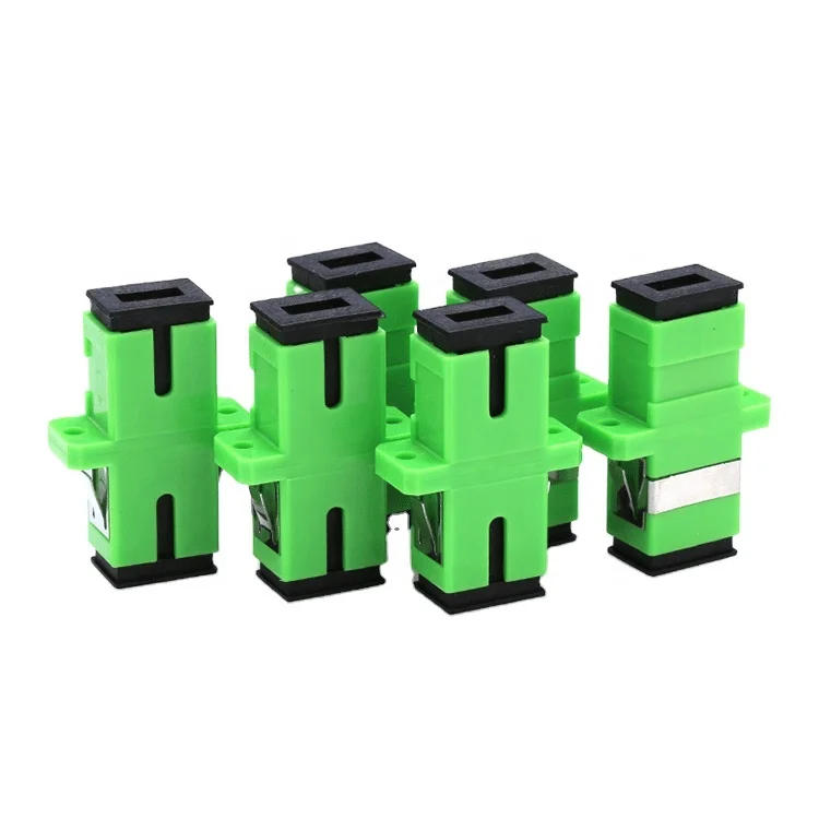 China Supplier Sc Type Fiber Optic Adapter Sc Apc Sm Simplex One-piece ...