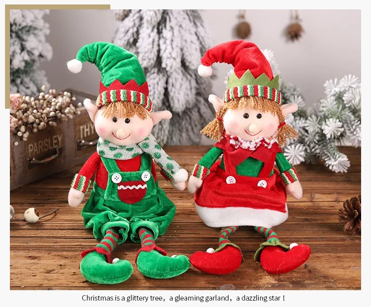 Wholesale Custom Hot Selling Elf Soft Plush Toys Cute Christmas Toys ...
