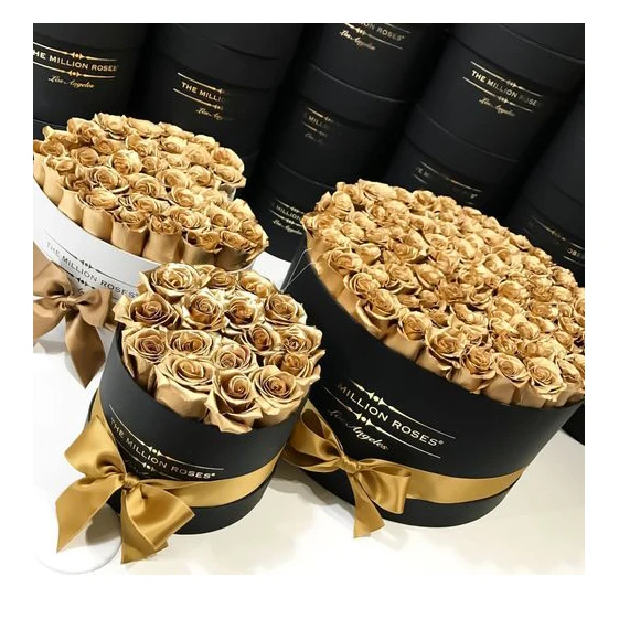 Pengxuan Hot Sale 24k Gold Plated Eternal Rose Preserved Roses In ...