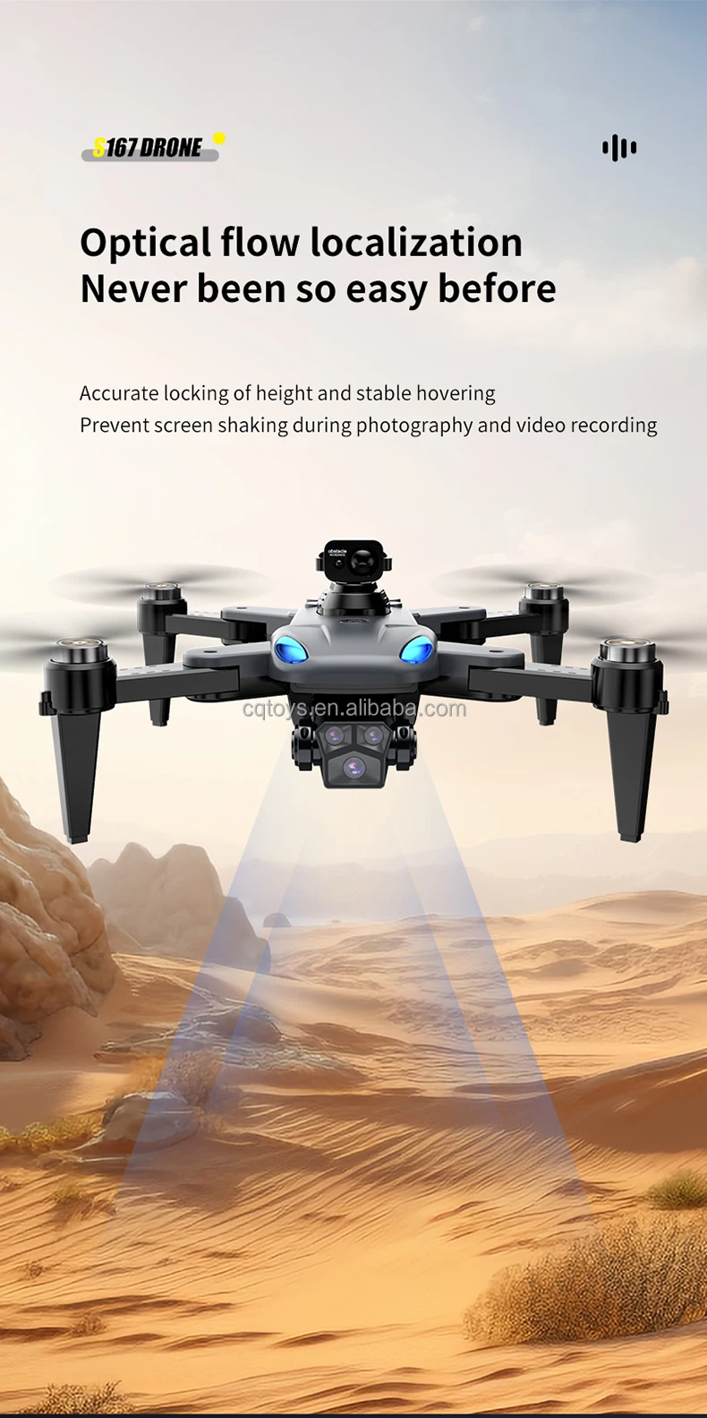 2024 Brushless 1km Long Range Obstacle Avoidance Drone 4K GPS