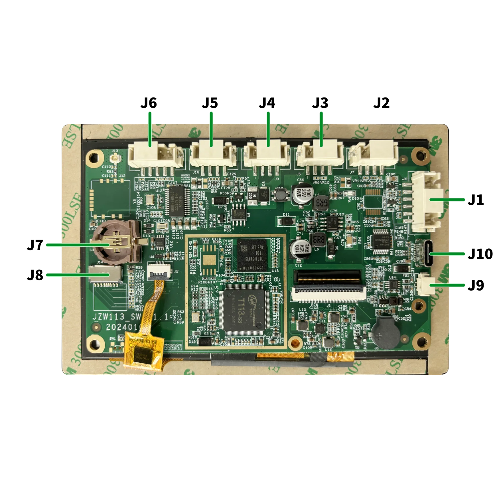 Proculus 5.0 Inch Lcd Smart Display Linux Touch Fast Delivery Hmi Touch ...