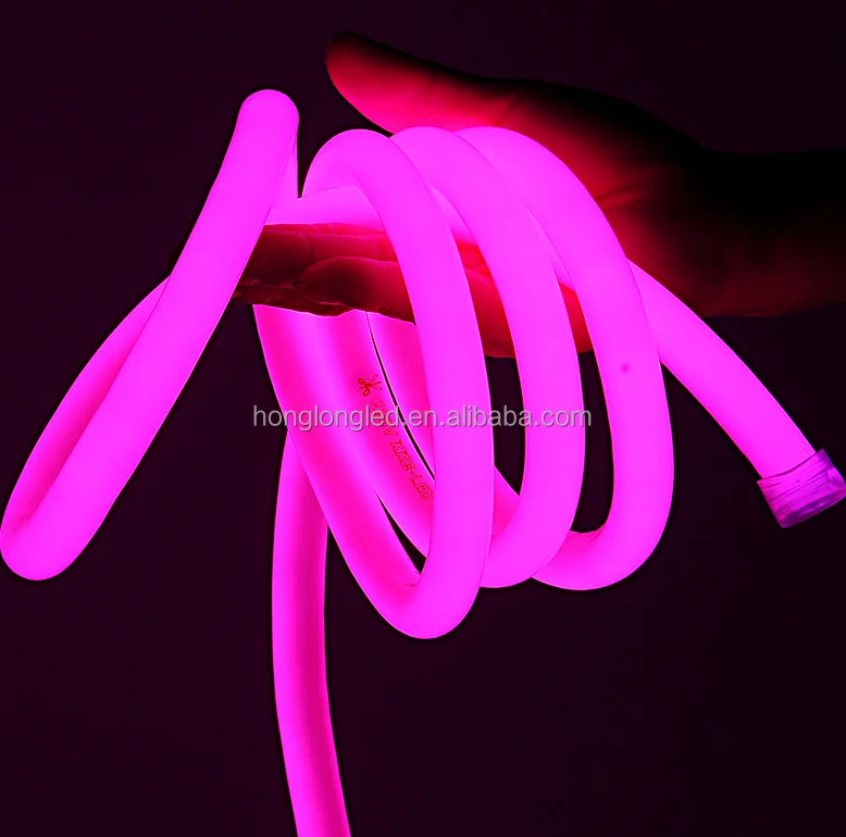 360 Degree Circular Neon Rope Light Strip D13 D20 D22 D25 D40 SMD 2835 ...
