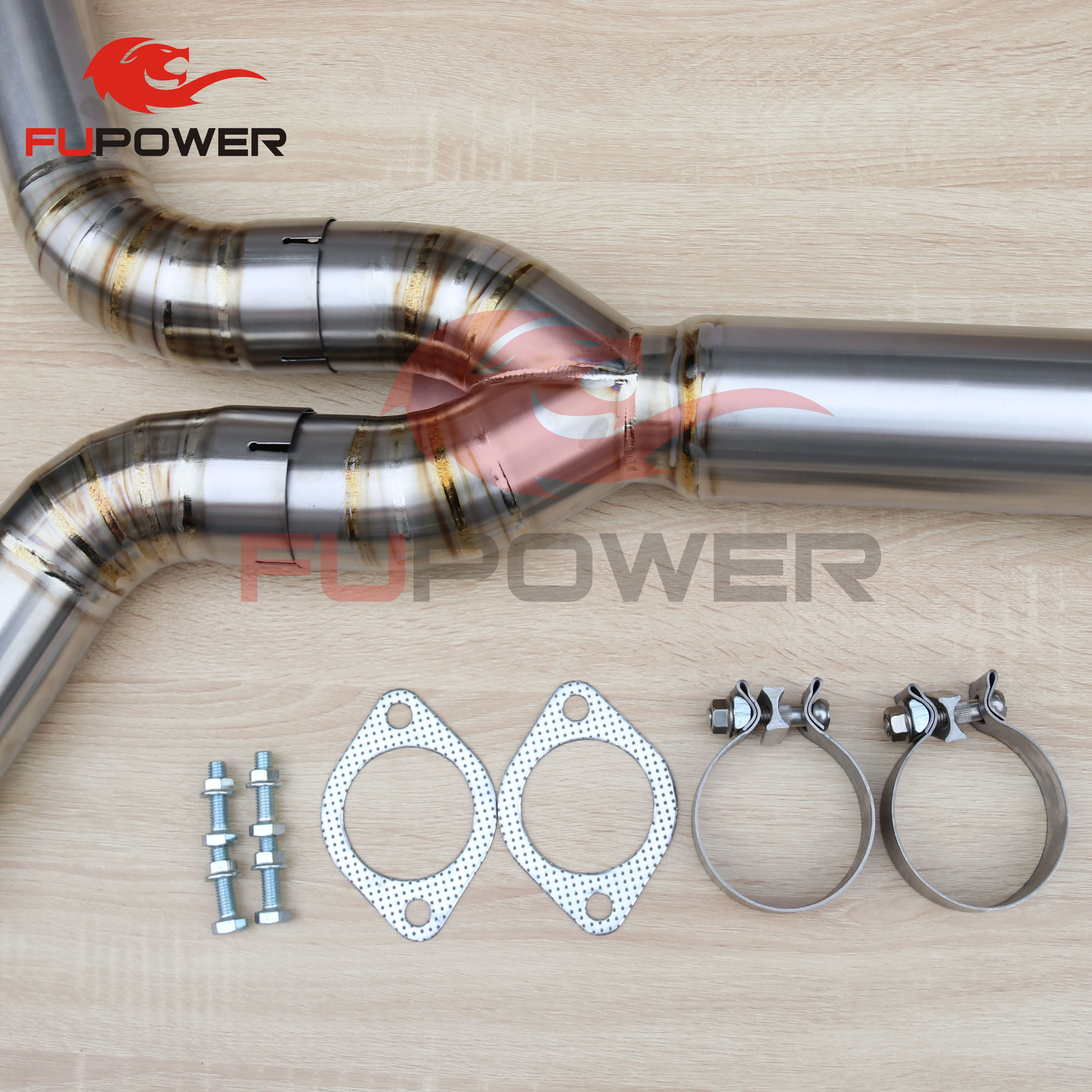 3" Exhaust Titanium Mid Y Pipe Muffler Exhaust Nissan 350z 2003-2008 Vq35de Vq35hr 370z - Buy ...