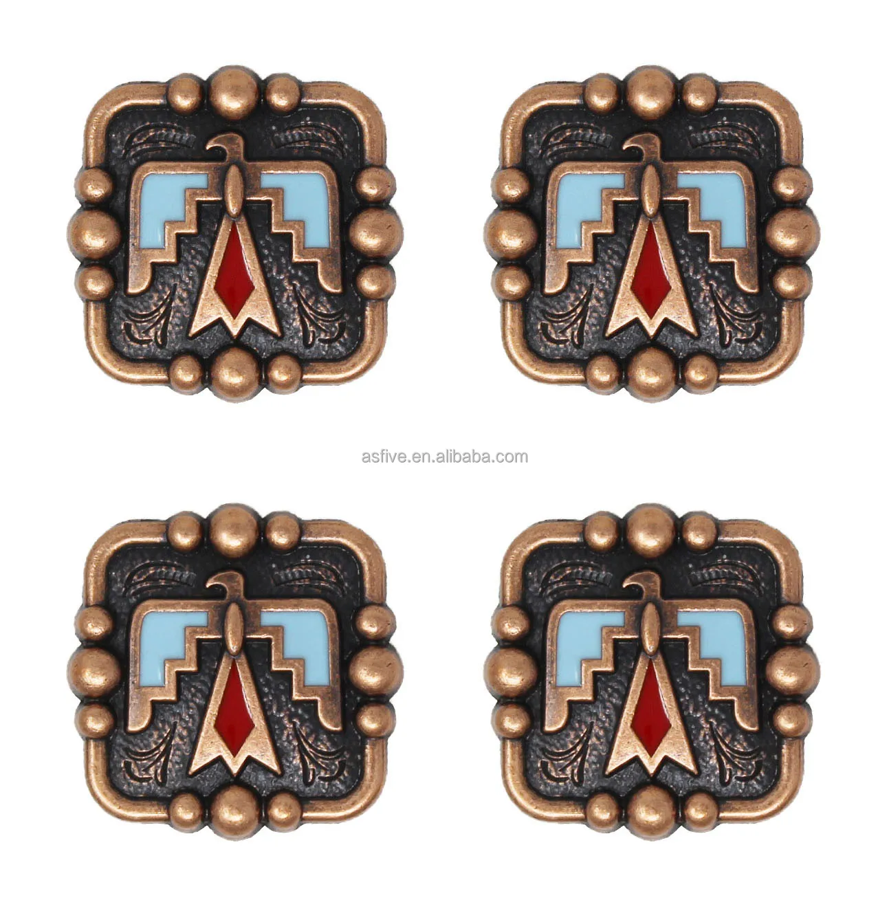 Screw Back Conchos Western Conchos Turquoise Bird Concho| Alibaba.com