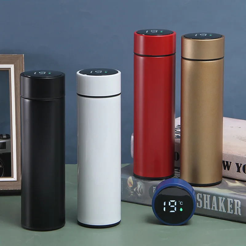 BSBH LED Temperature Display Vacuum Flasks Thermoses Stainless Steel ...