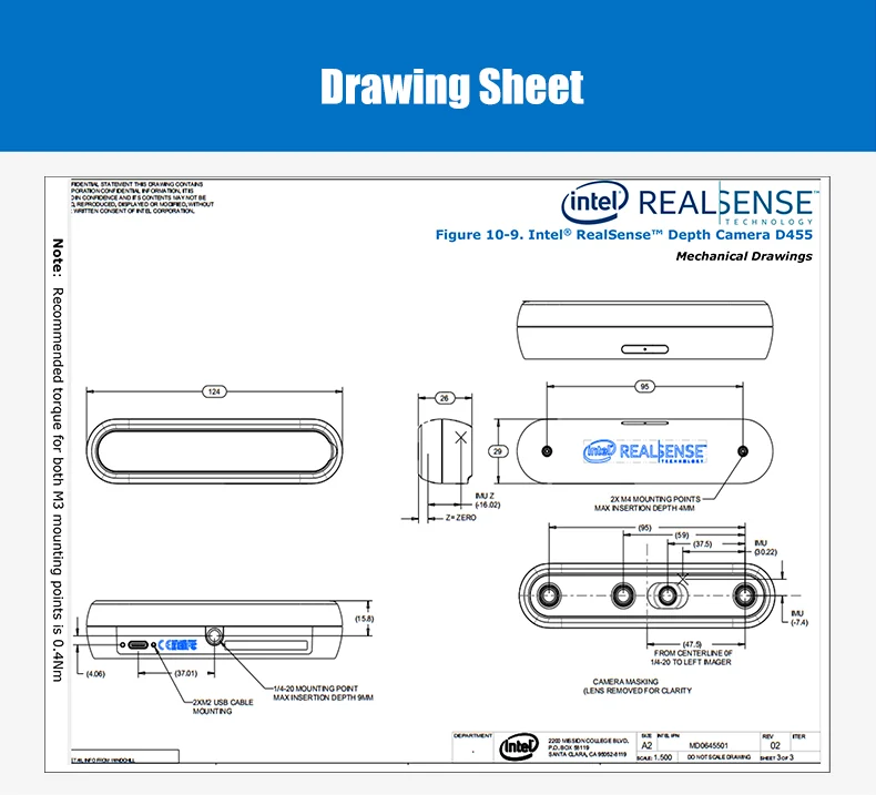 Intel Realsense Depth Camera D455 - Versatile and Accurate