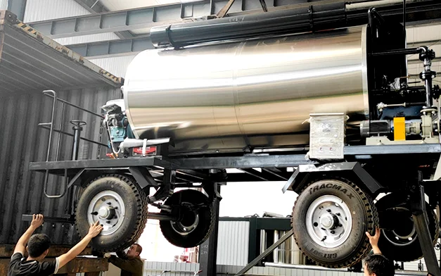 3000L Manual Bitumen Sprayer Trailer - Efficient Asphalt Distributor