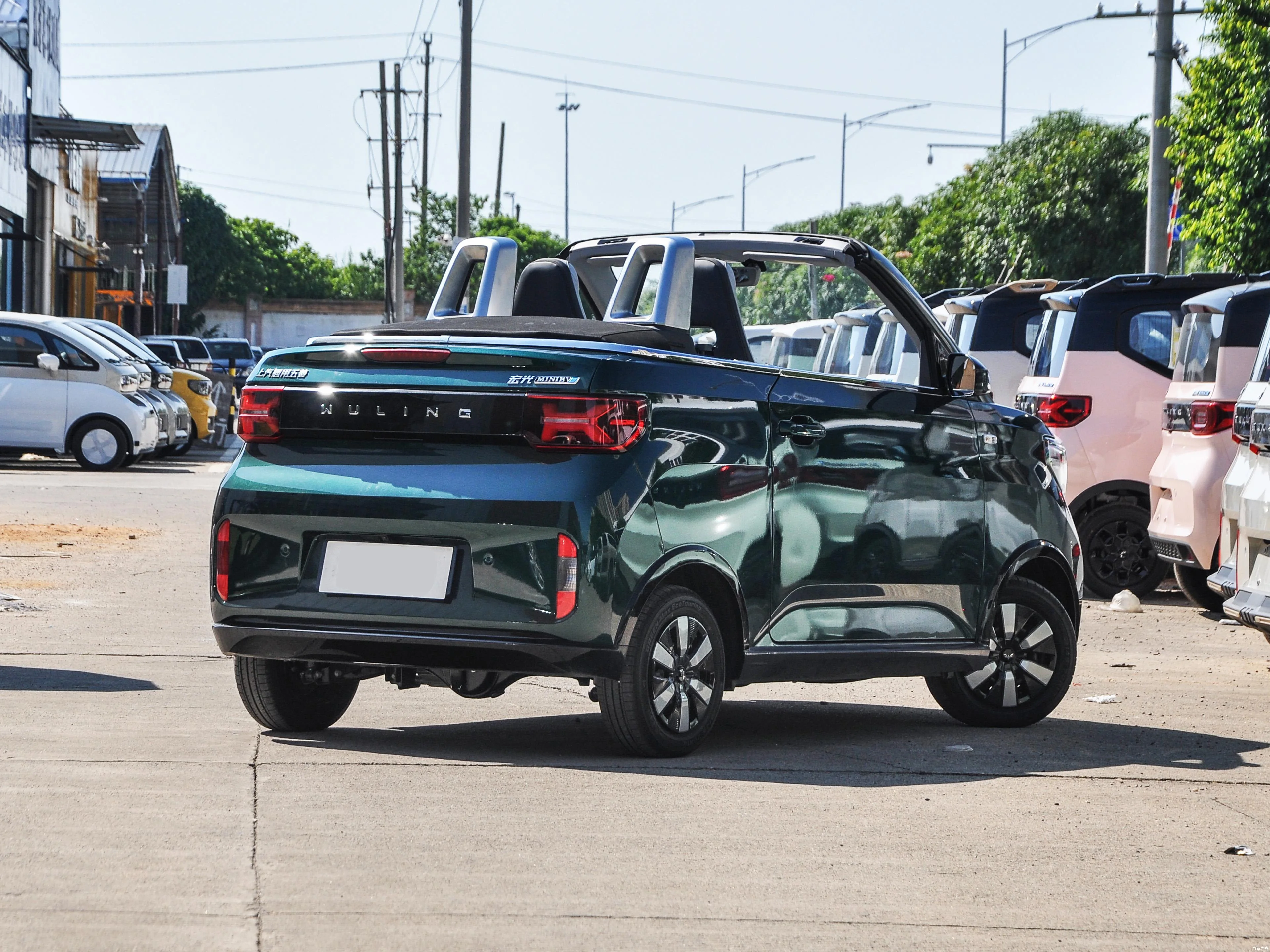 Wuling Hongguang Mini Ev Cabrio Convertible Cheapest Cabrio 2 Seats ...