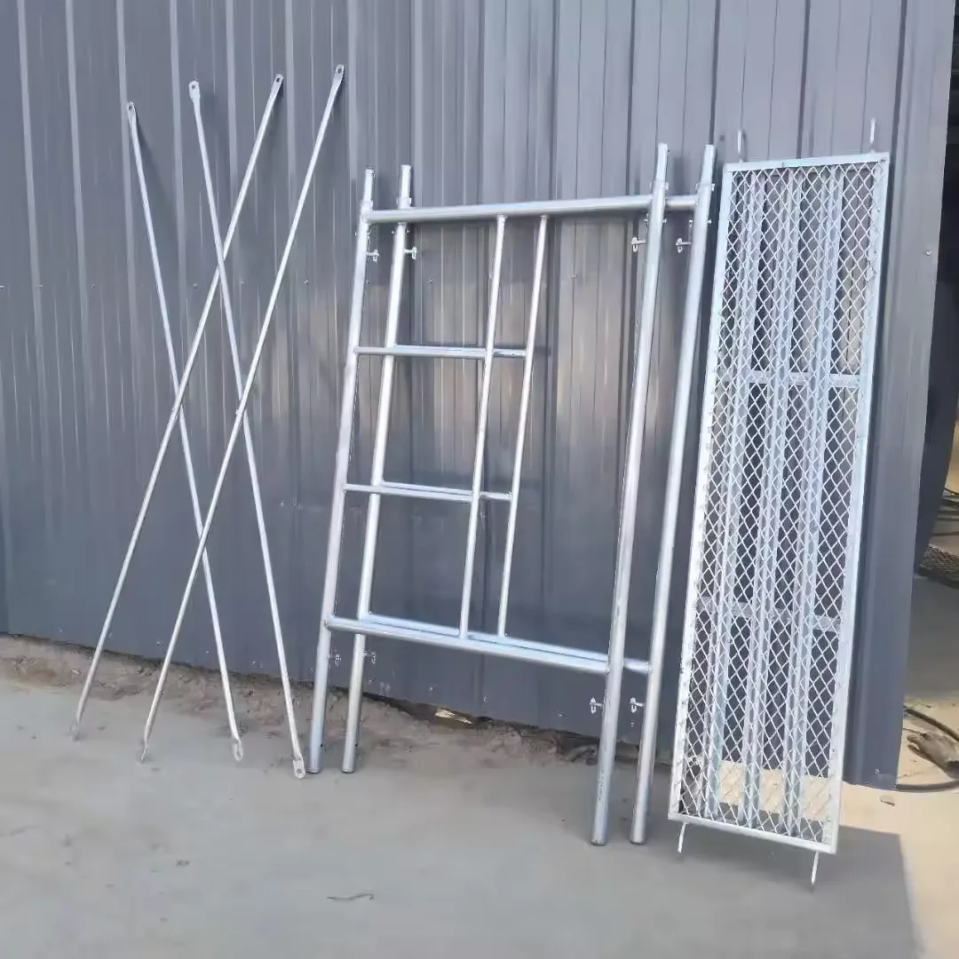 Modern Design Steel Mobile Platform Ladder Lock Pin H Frame ...
