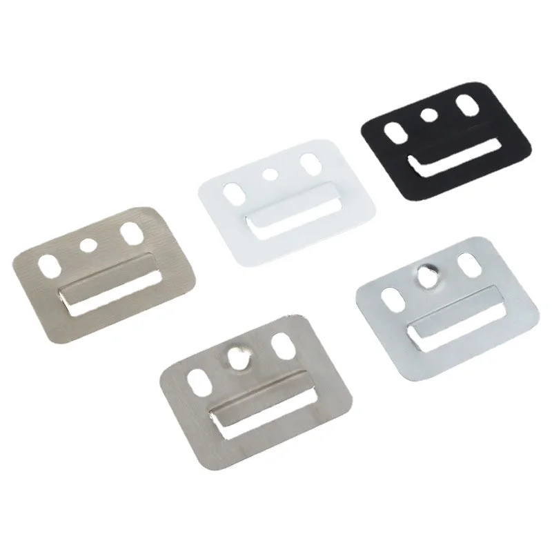 Install Wpc/pvc/uv Wall Panel Connect Stainless Steel Metal Clip For ...