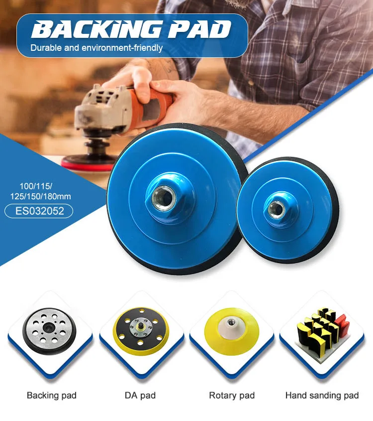 Evertool Good Quality Plastic Backing Pad With Foam Support For Grinder ...