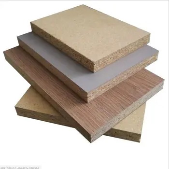 Laminated Board 18mm E1 Grade Raw Chipbarod Particleboard Veneer ...