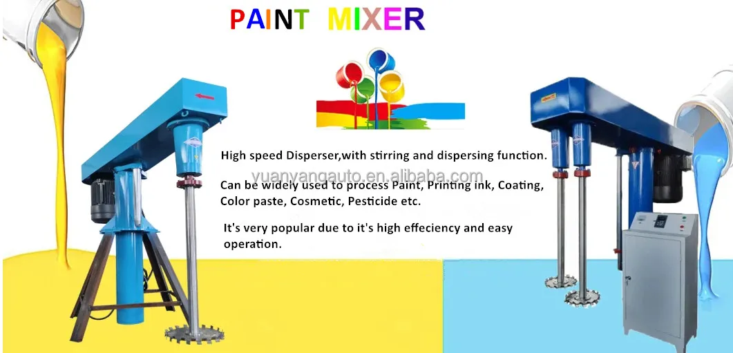 2000L Water-Based Paint Mixing Machine - High Speed Emulsion Dispersion ...