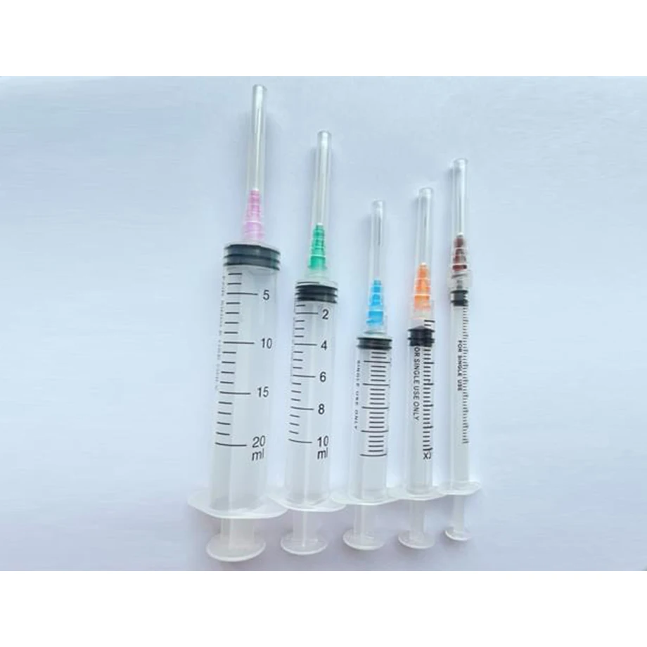 Medical Sterile Disposable Plastic Luer Lock Luer Slip Syringe Medical Materials Hypodermic ...