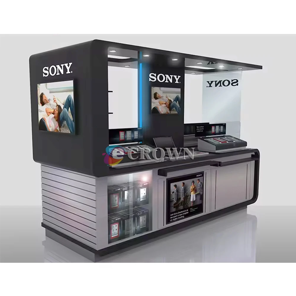Mall kiosk handset display cell kiosk design phone case cellphone mall ...