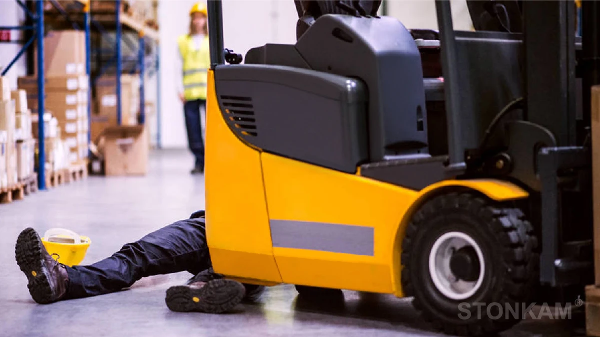 Stonkam Ai-powered Forklift Camera System Ip69k Identifies Pedestrians ...