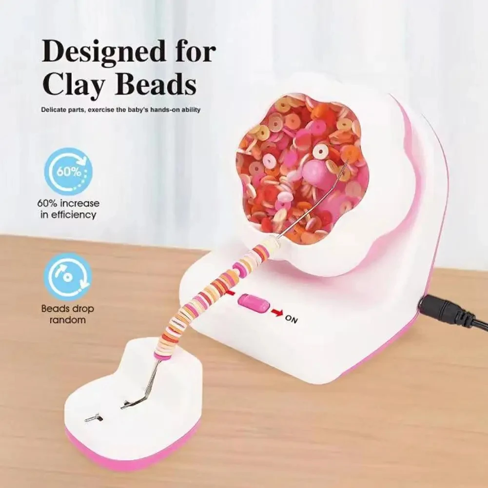 Efficient Bead Threading with Automatic Electrical Spinner