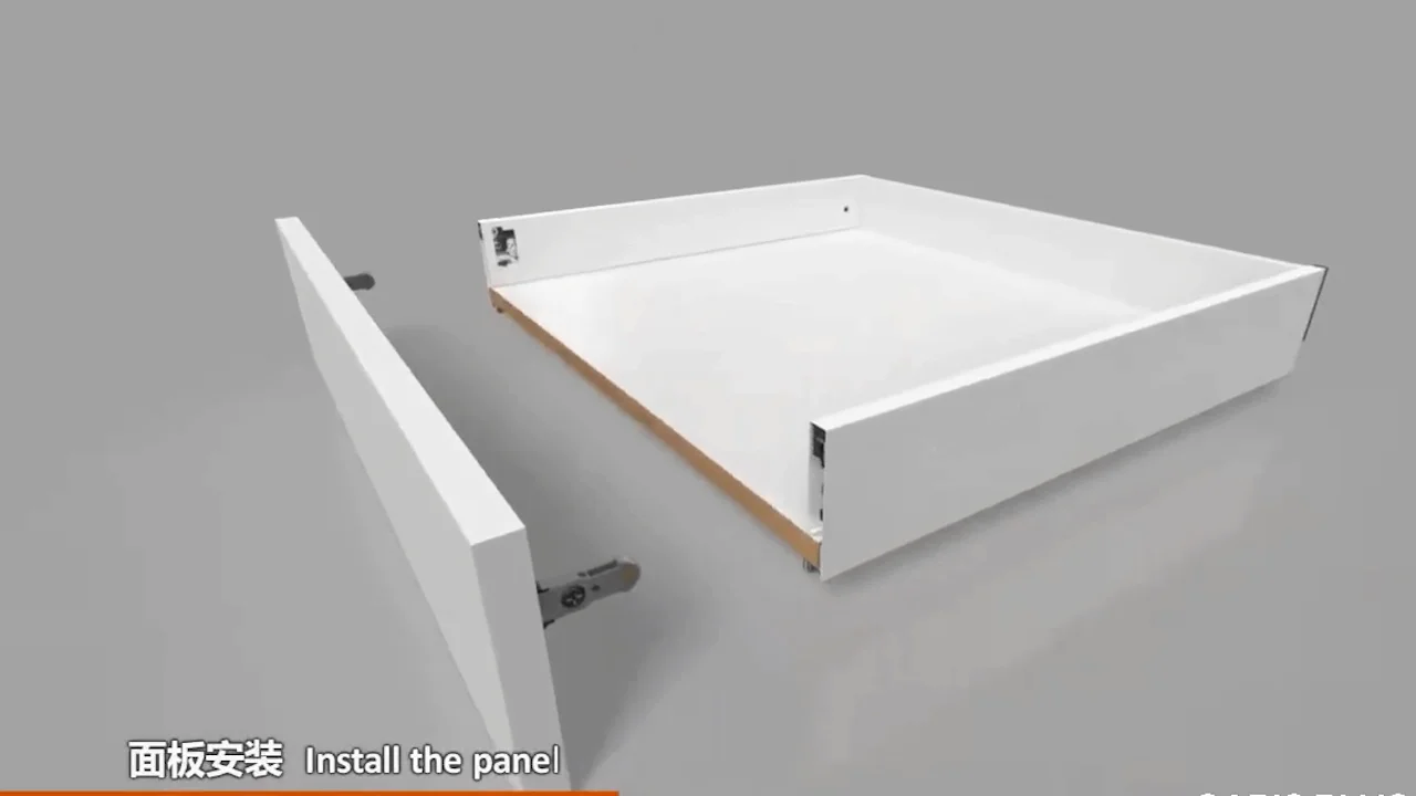 Sliding Drawer System Undermount Concealed Silent Drawer Slide Slim Box ...