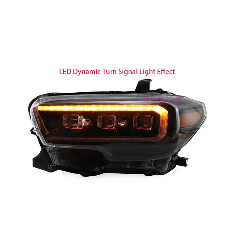 Vland New Design Parabolic Reflector Dynamic Drl Full Led Car Headlight ...