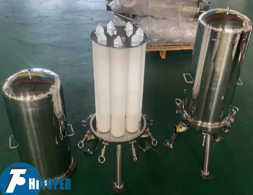 Single Bag Cartridge Water Filter Of Quick Installation Connection ...