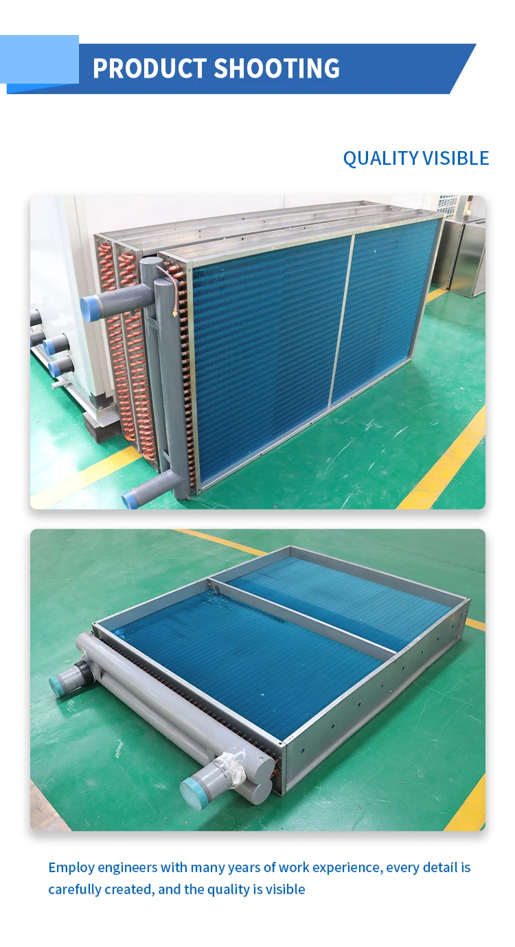 Refrigerator Hvac Heat Exchanger Copper Tube And Copper Fin Aluminum ...