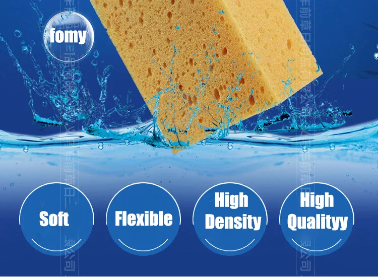 Factory Custom High Density Quality Honeycomb Sponge Car Washing Scrub ...