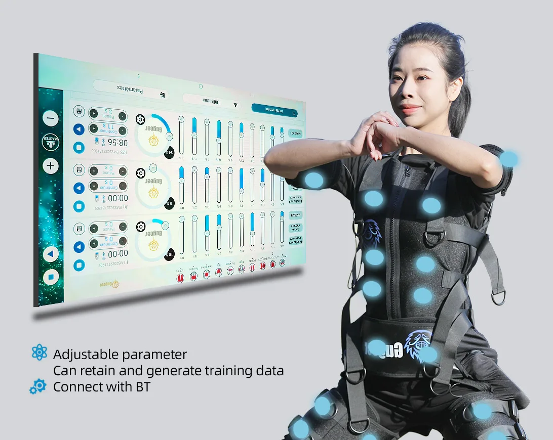 20 Minutes Full Body Workout Plan Electronic Muscle Stimulation Machine ...