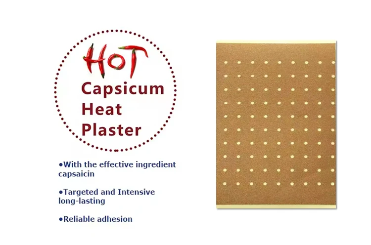 Medical Hot Chill Adhesive Porous Capsicum Plaster for Pain Relief