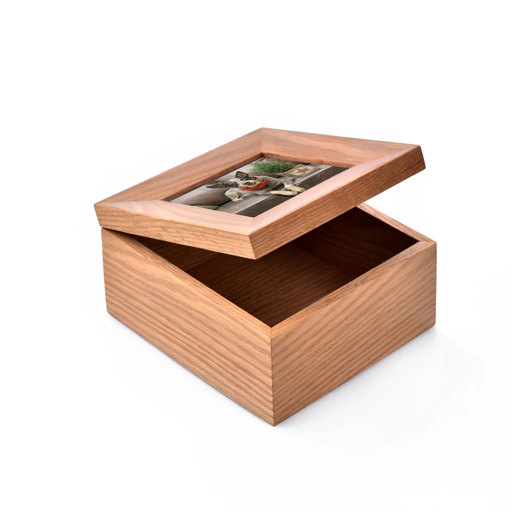 Oak Wood Natural Bamboo Urns for Ashes Storage Box Pet Urns| Alibaba.com