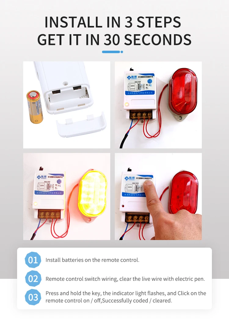 500 Meter Long Range Controller Switch 220v Water Pump Wireless Remote Control For On And Off ...