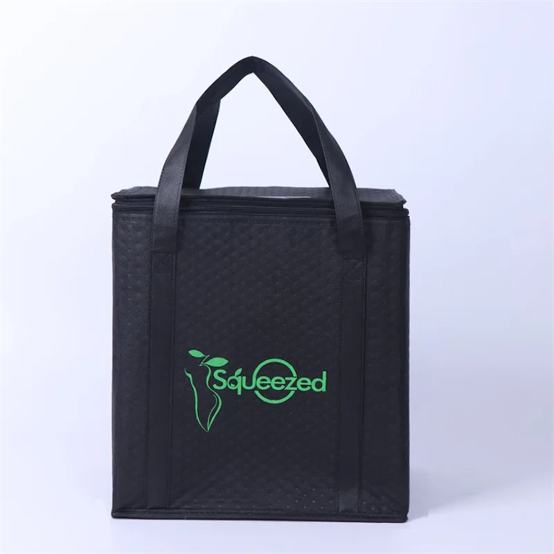 Reusable Thermal Insulated Cooler Bag Grocery Cool Carry Non Woven ...