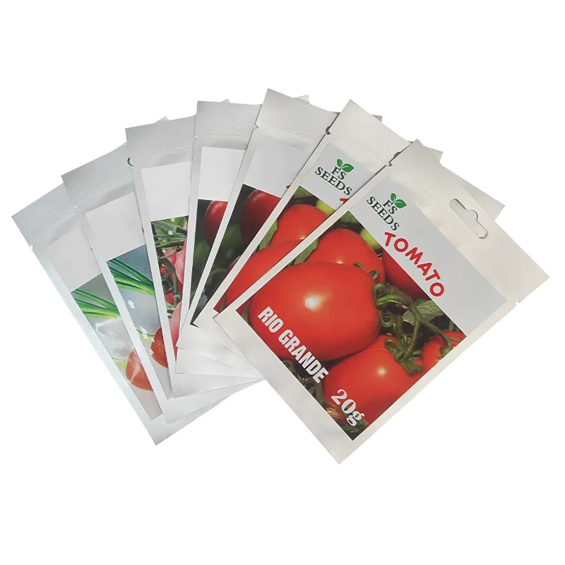 Aluminum Foil Heat Seal Seed Packaging Bags for Flowers