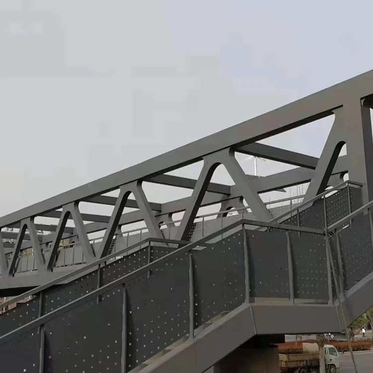 Steel Structure Truss Bridge Galvanized Steel Frame Truss Structure ...