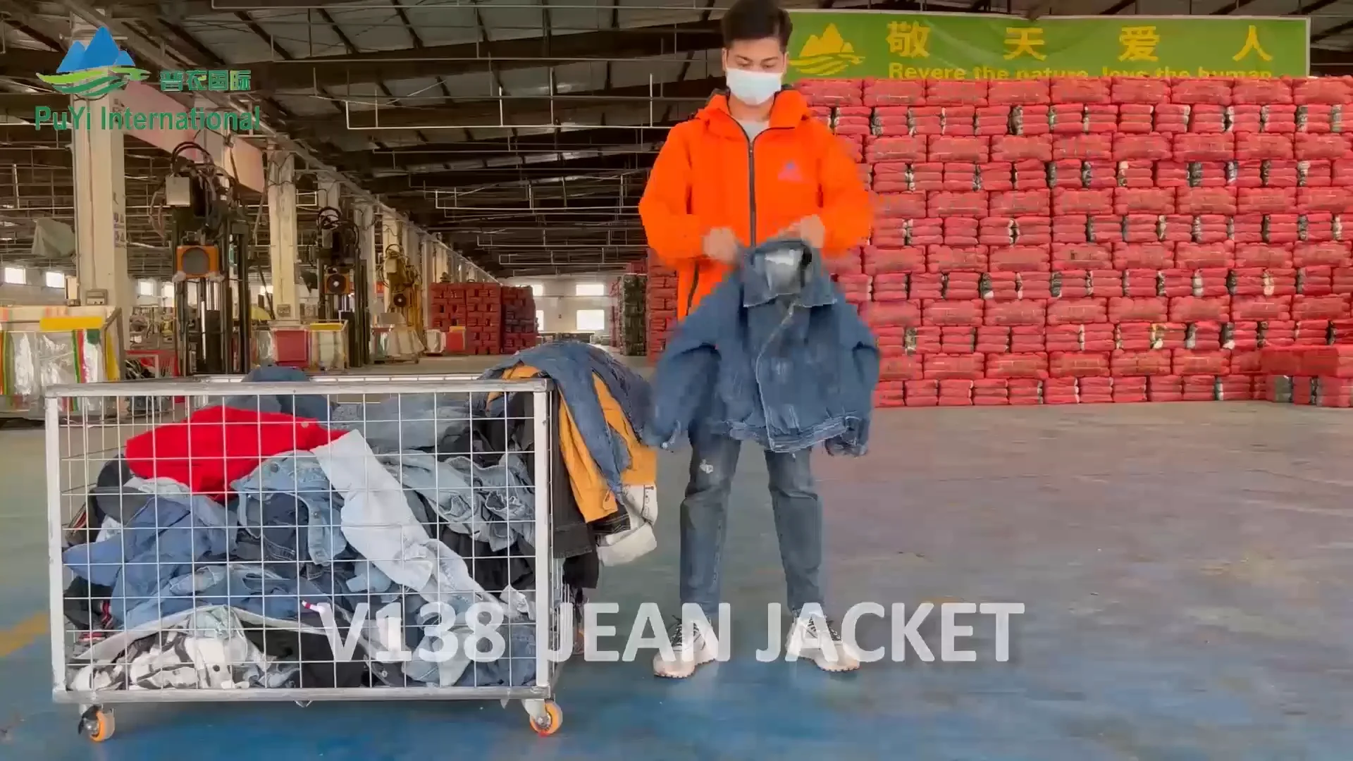 Casual Cowboy Jacket Second Hand Clothes Denim Coats Unisex Jean ...