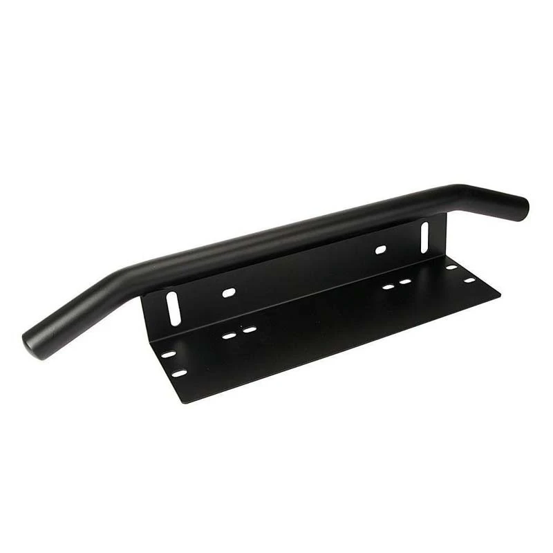 Universal Bull Bar Front Bumper License Plate Light Mount Bracket Lamp ...