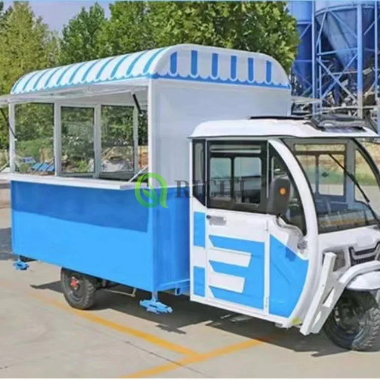 Barbecue Motorcycle Electric Tricycle Food Cart Cook Trailer