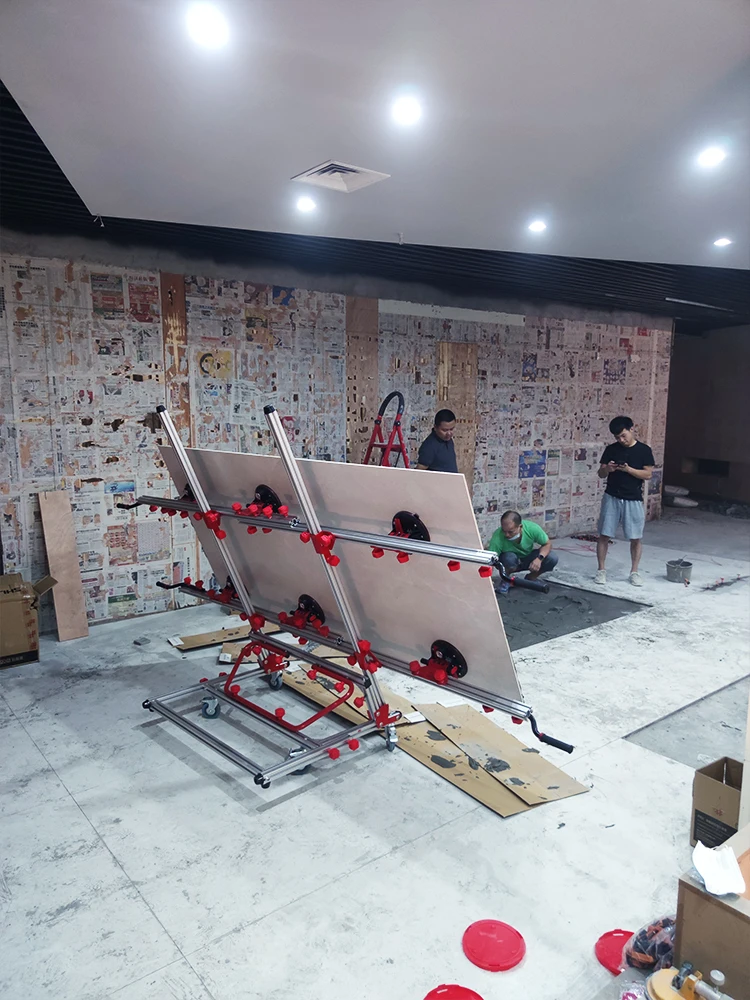 Efficient Tile Handling - Large Format Tile Carry System