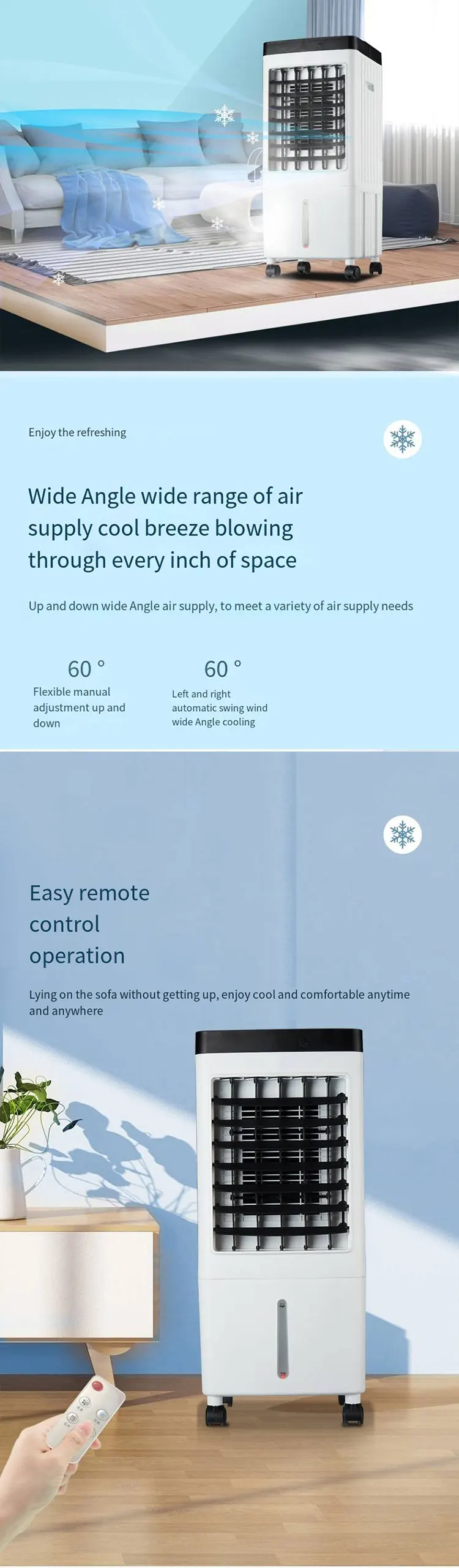 Mechanical Control Portable Smart AC - Ideal for Home & Office